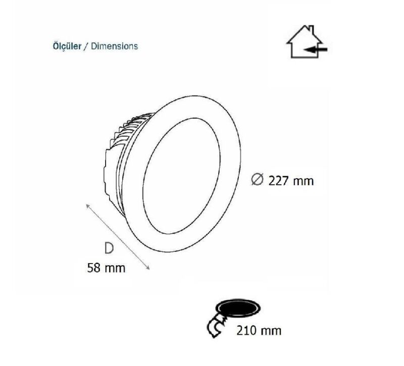 Sunshine Downlights 8 inch - Artay Lighting